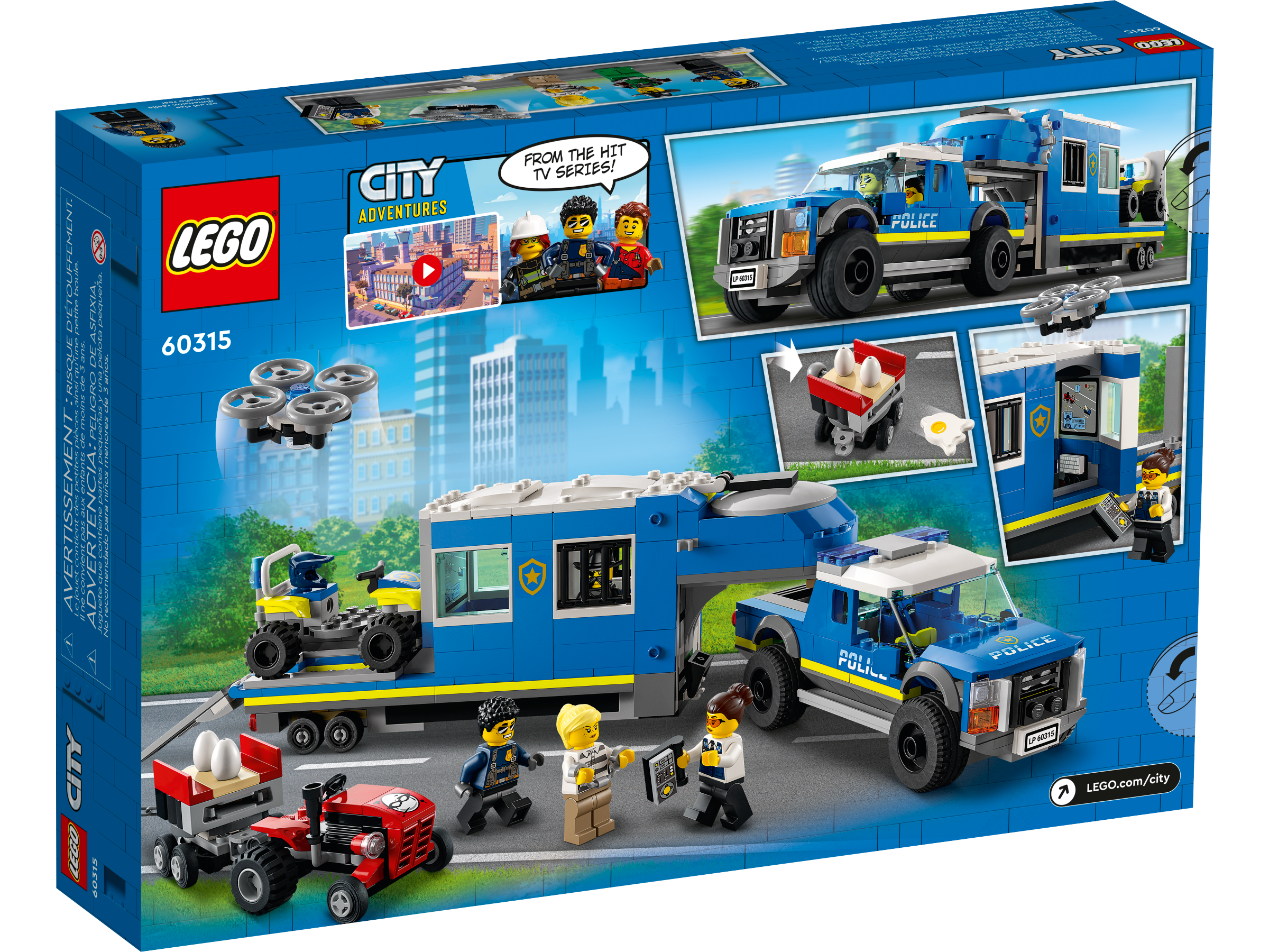 Mobile Polizei-Einsatzzentrale 60315 | LEGO® City | reBricker